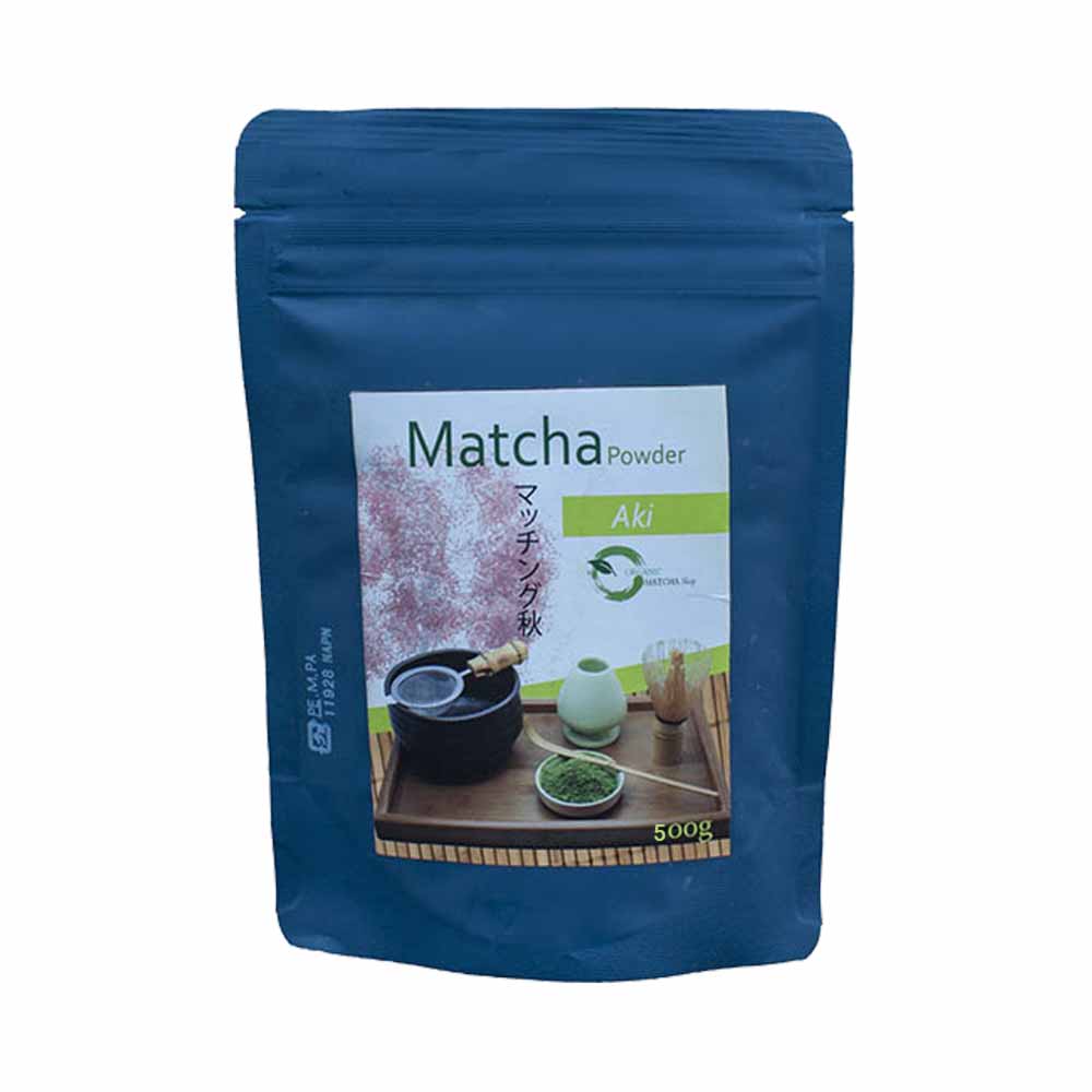 Bột trà xanh cao cấp Matcha Aki 500g