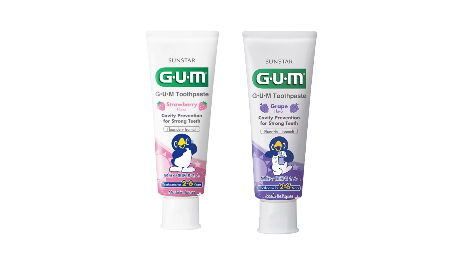 Kem đánh răng Sunstar GUM® Kids cho trẻ từ 2-6 tuổi